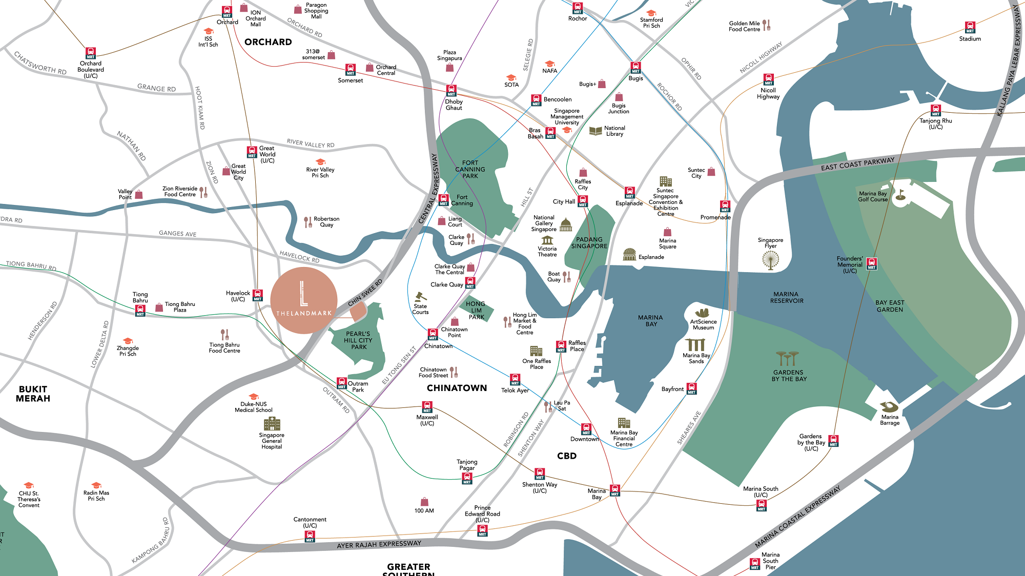 Location Map - The Landmark - MCC Singapore